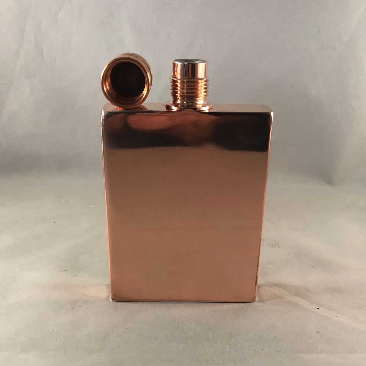 The Gentleman's Square Copper Flask – Vermont Copper Inc.