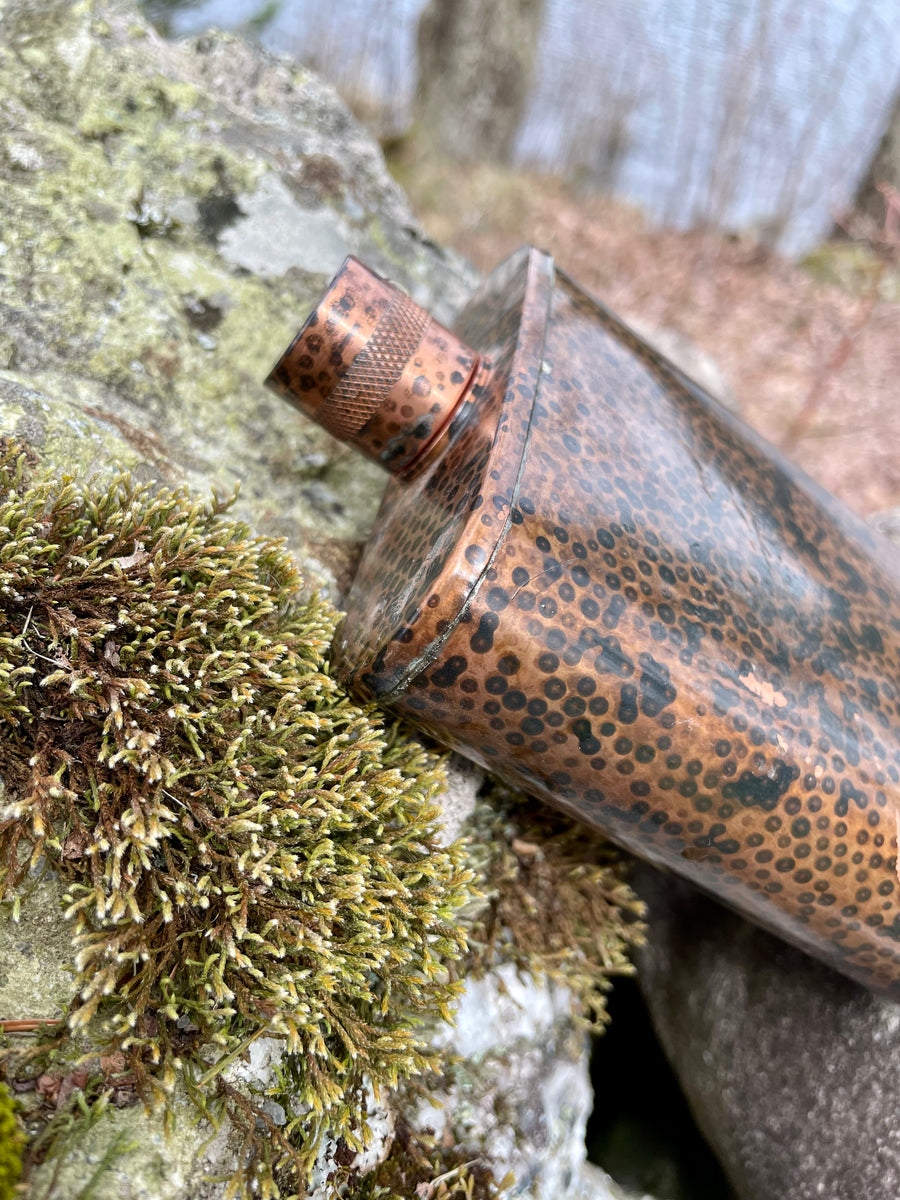 Brown Dotted Flask – Vermont Copper Inc.